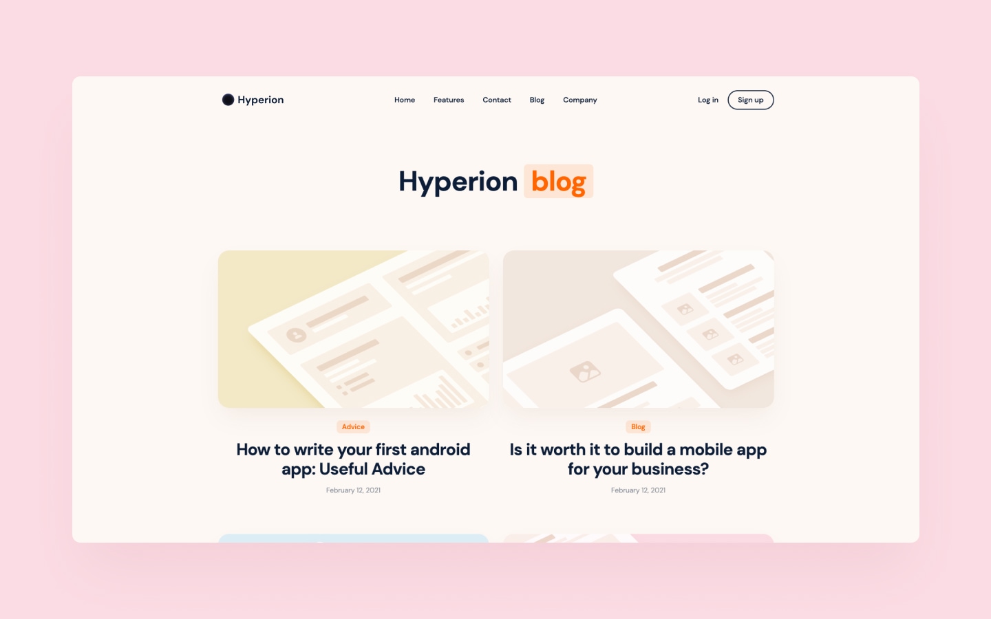 Hyperion - Startup HTML5 Responsive Website Template