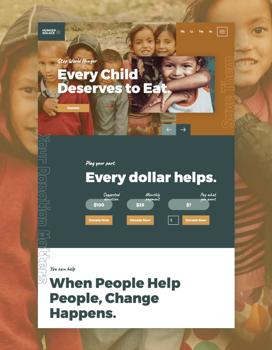 Hunger Solace - Charity HTML5 Responsive Website Template