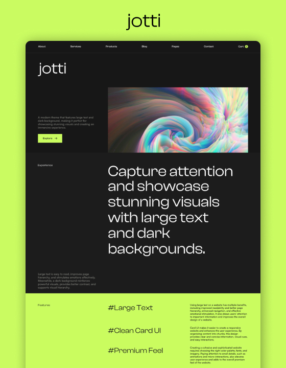 jotti - Creative HTML5 Responsive Website Template