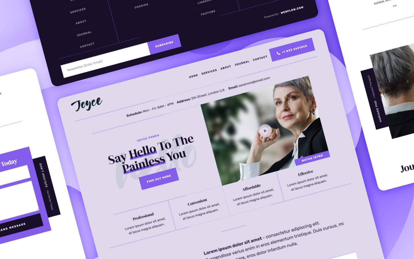 Joyce - Therapy HTML5 Responsive Website Template