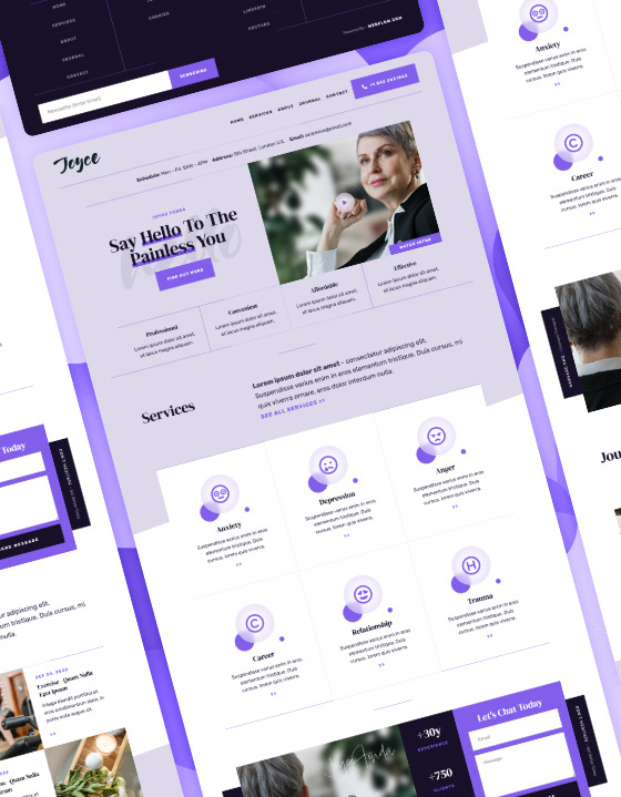 Joyce - Therapy HTML5 Responsive Website Template