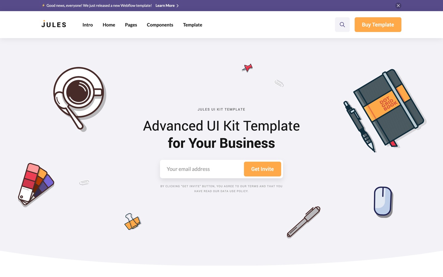 Jules - Startup HTML5 Responsive Website Template