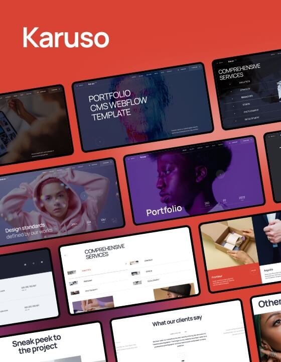 Karuso - Portfolio HTML5 Responsive Website Template