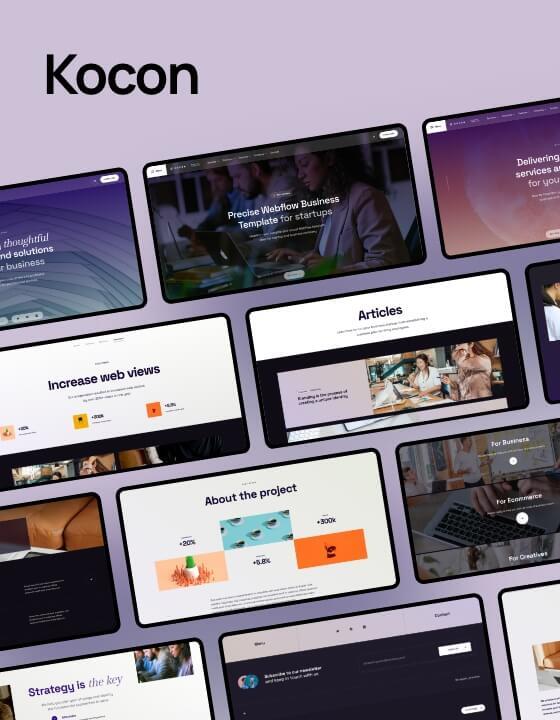 Kocon - Startup HTML5 Responsive Website Template