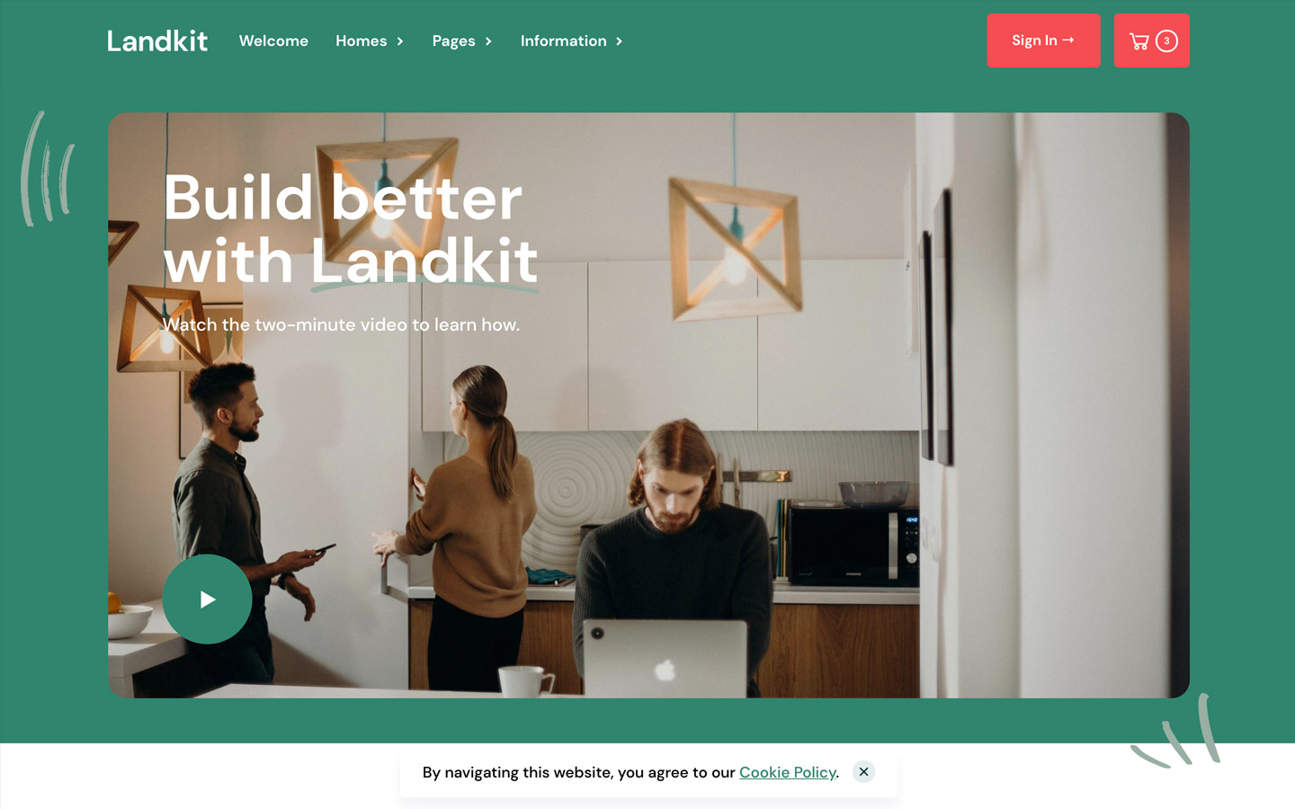 Landkit Ecommerce - Startup HTML5 Responsive Website Template