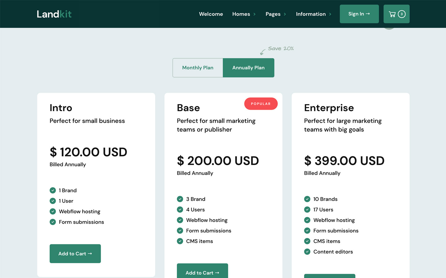 Landkit Ecommerce - Startup HTML5 Responsive Website Template