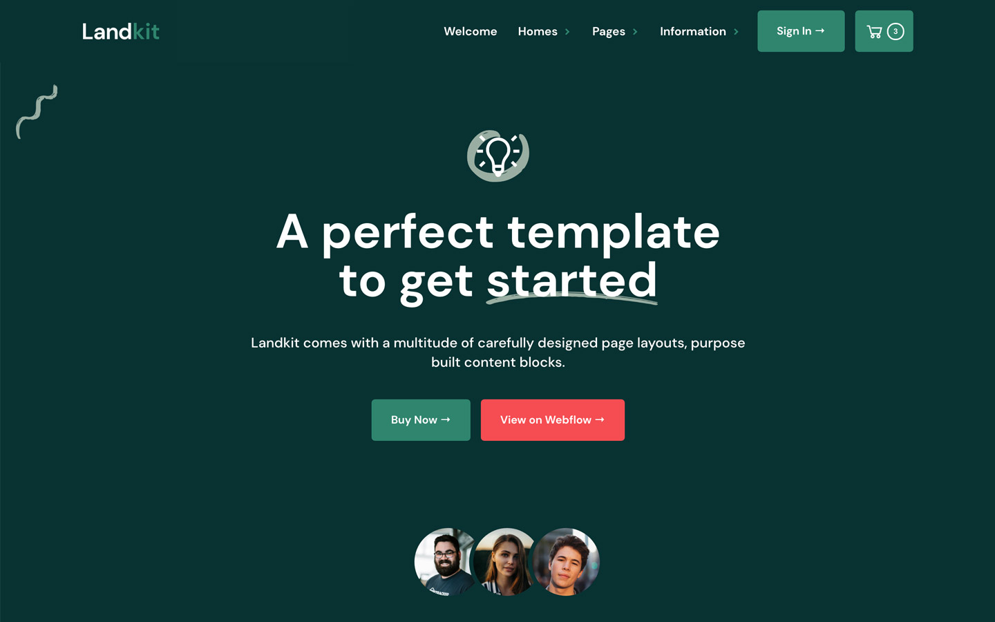 Landkit Ecommerce - Startup HTML5 Responsive Website Template