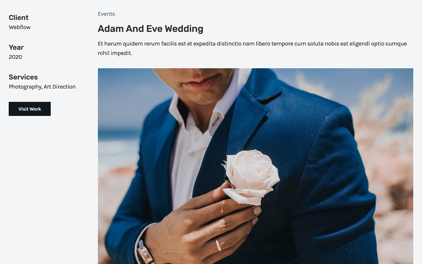 Lens - Photography HTML5 Responsive Website Template