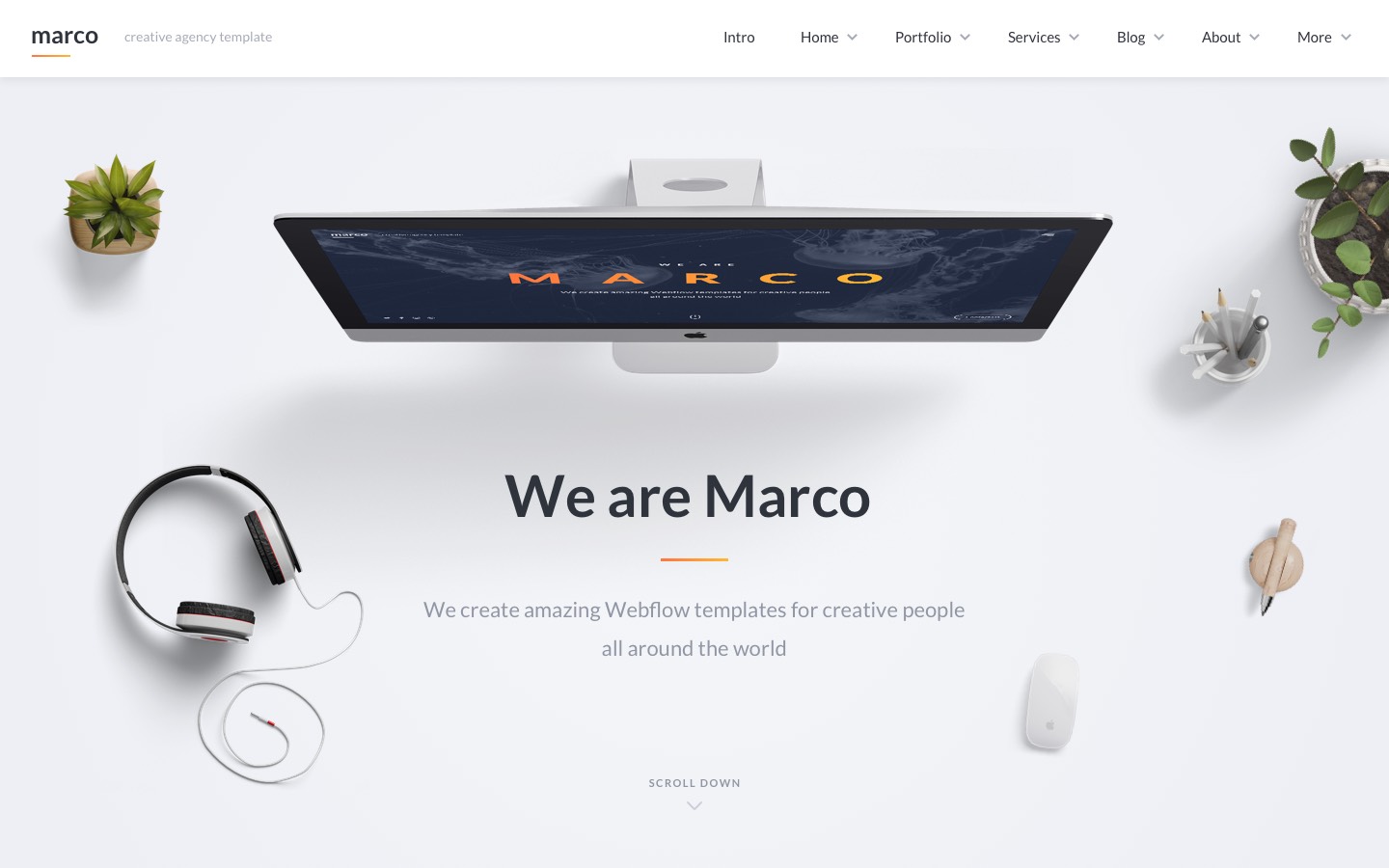 Marco - Agency HTML5 Responsive Website Template