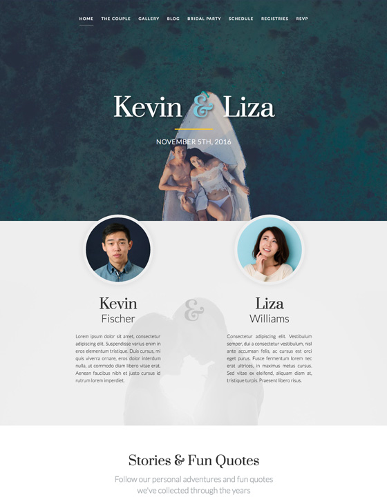 Marriage - Wedding HTML5 Responsive Website Template