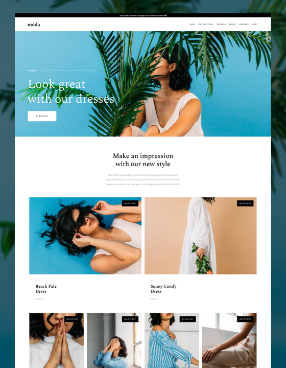 Moda - Fashion HTML5 Responsive Website Template