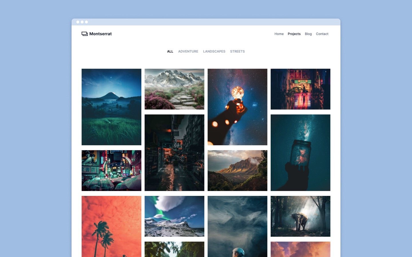 Montserrat - Photography HTML5 Responsive Website Template
