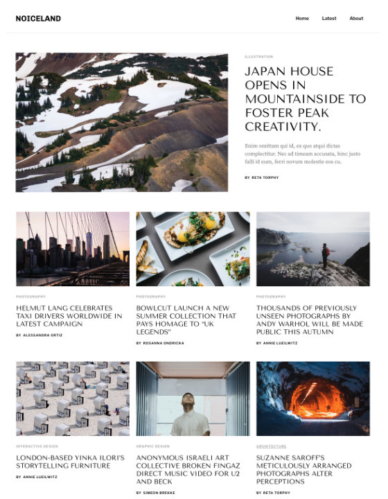 Notable - Blog HTML5 Responsive Website Template