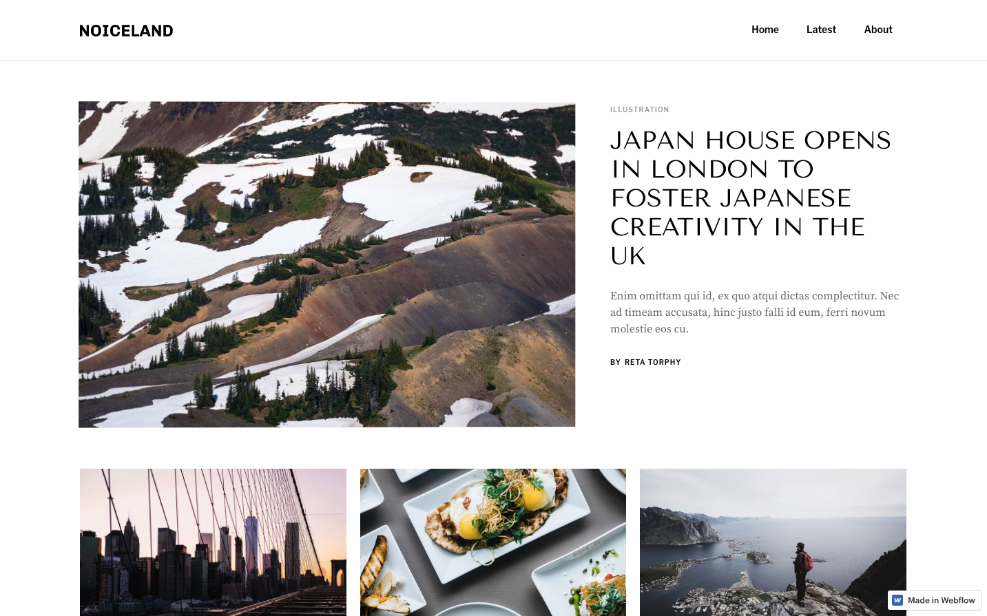 Notable - Blog HTML5 Responsive Website Template