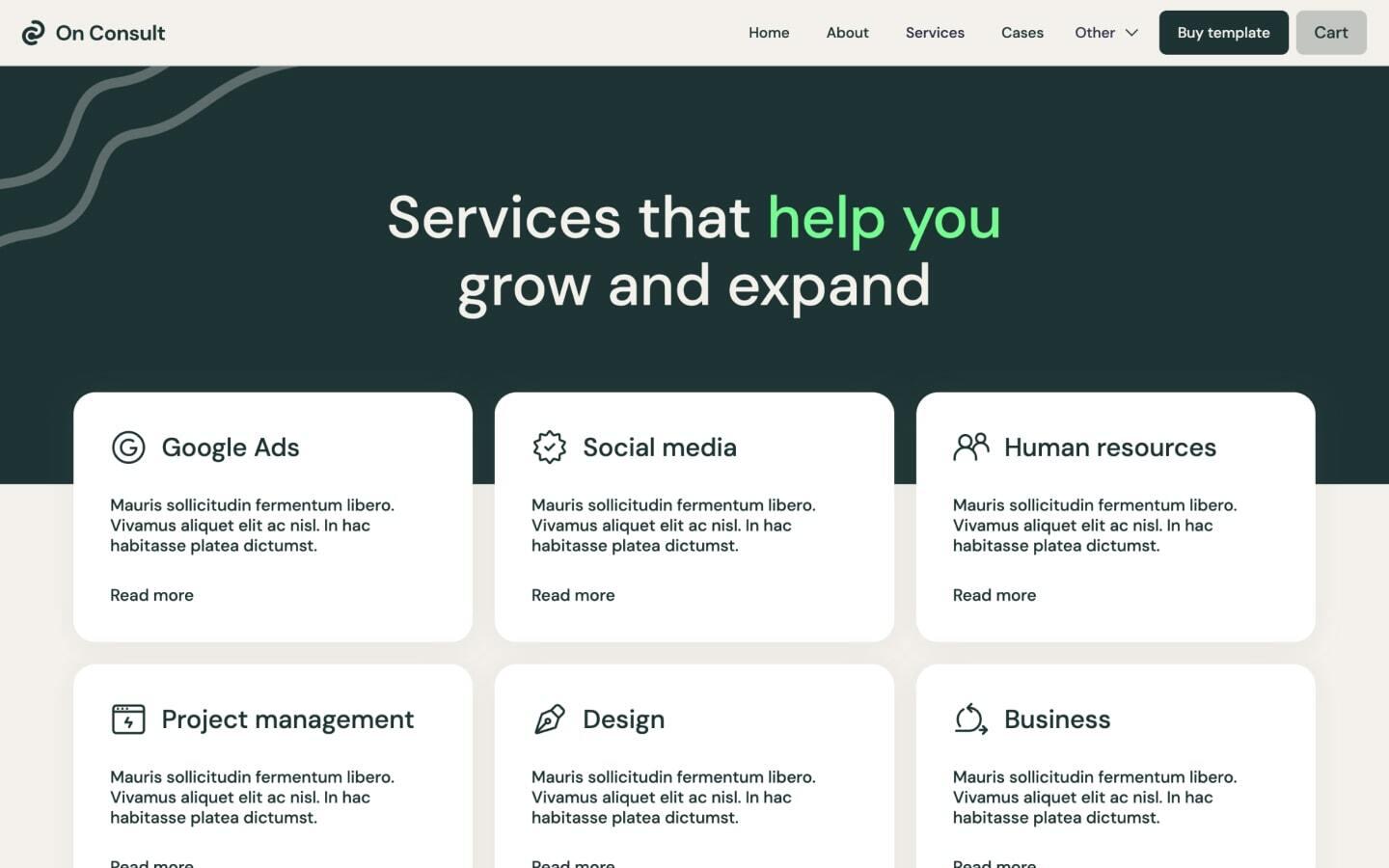On Consult - Consulting HTML5 Responsive Website Template