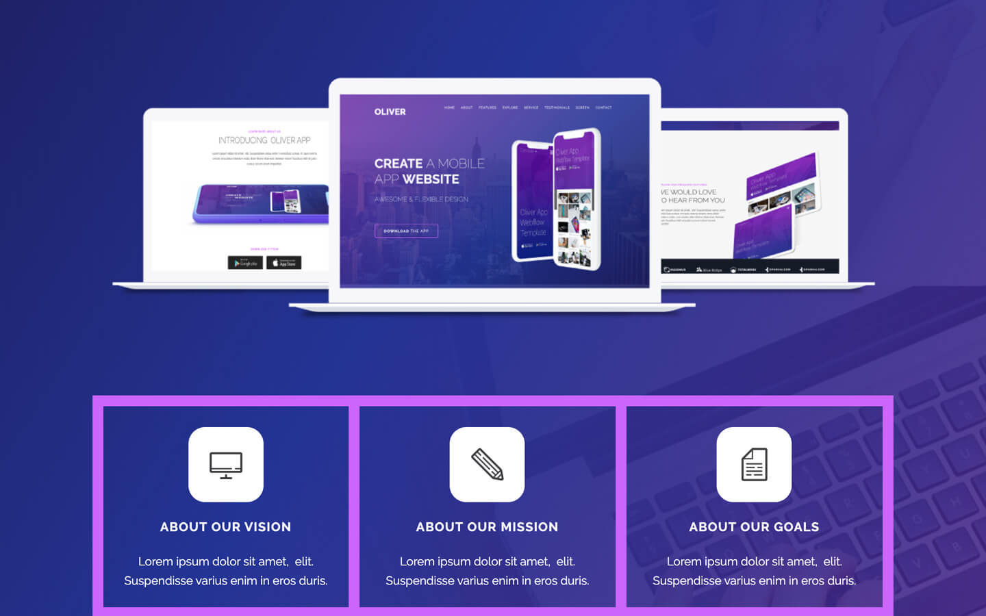 Oliver - Mobile HTML5 Responsive Website Template