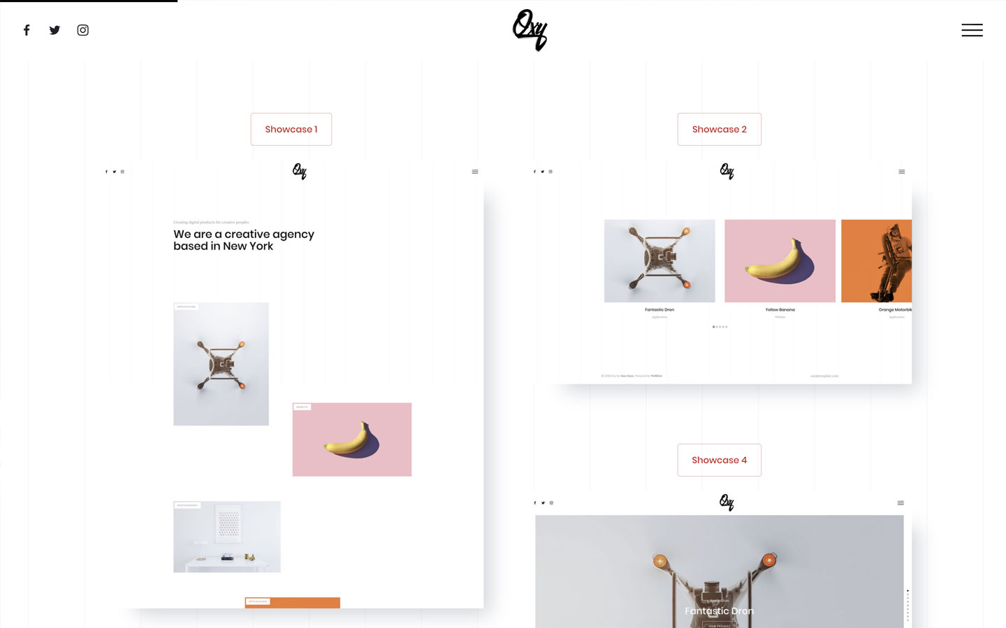 Oxy - Creative HTML5 Responsive Website Template