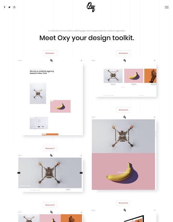 Oxy - Creative HTML5 Responsive Website Template