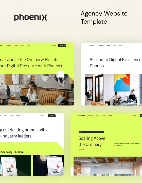 Phoenix Creativ - Agency HTML5 Responsive Website Template