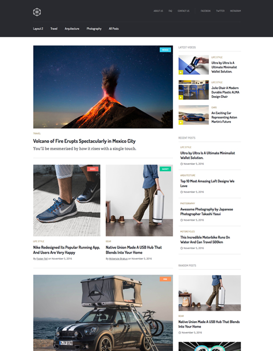 Press - Blog HTML5 Responsive Website Template