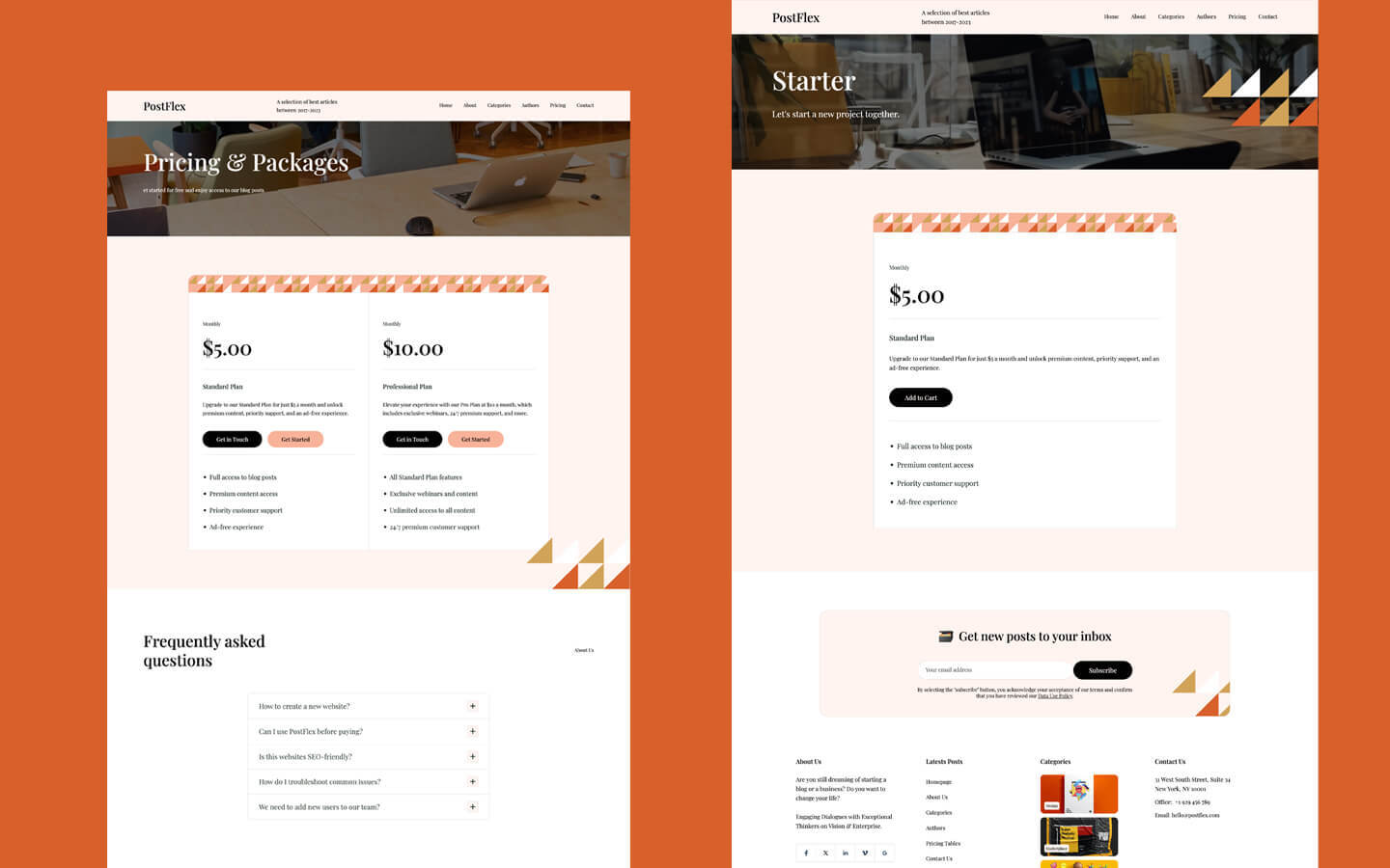 PostFlex - Magazine HTML5 Responsive Website Template