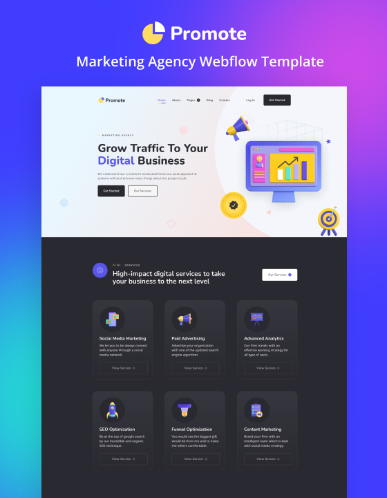 Promote - Agency HTML5 Responsive Website Template