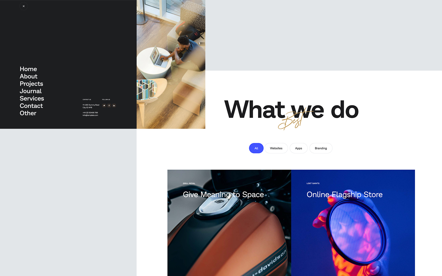 Portfolios - Portfolio HTML5 Responsive Website Template