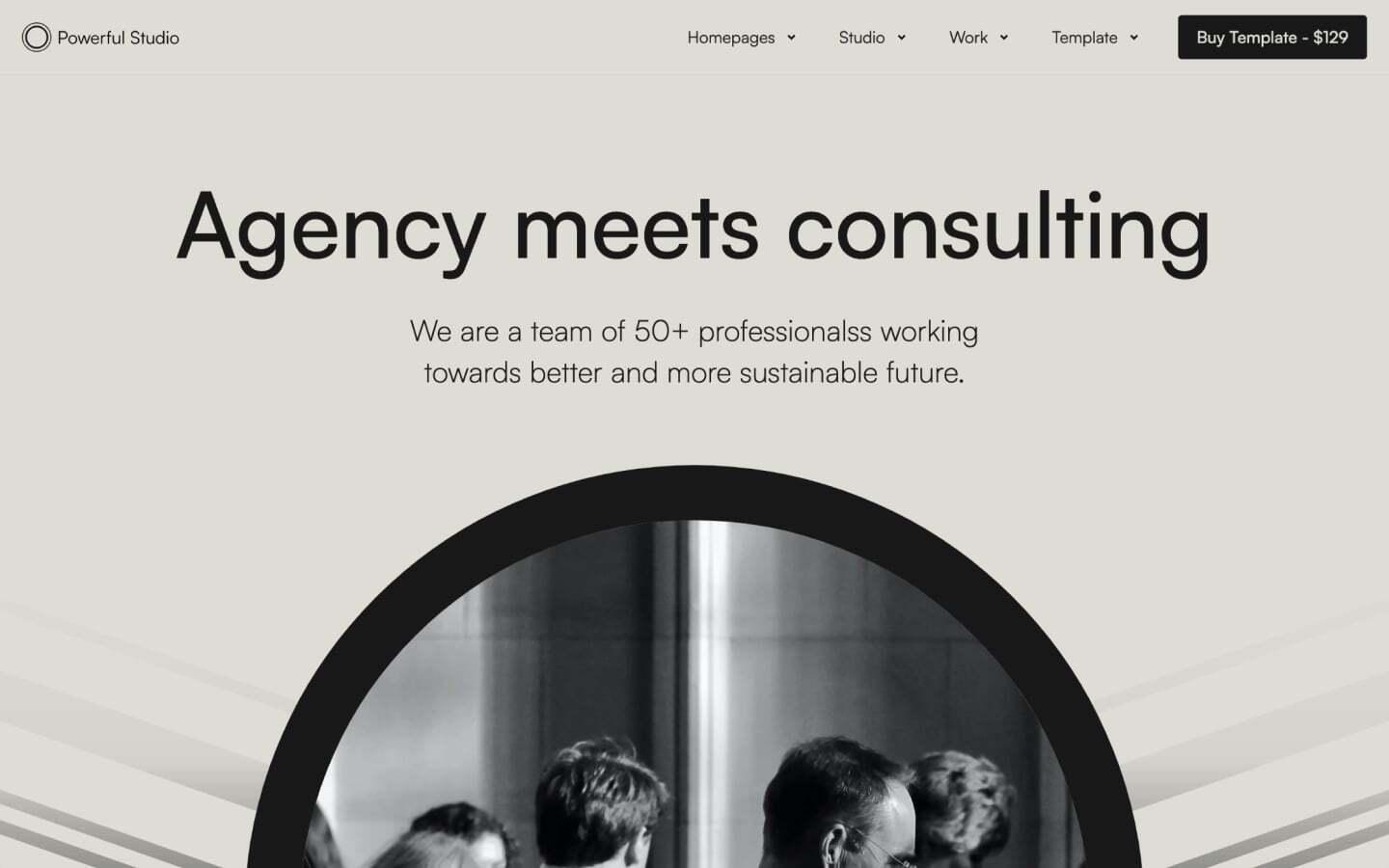 Powerful Studio - Agency HTML5 Responsive Website Template