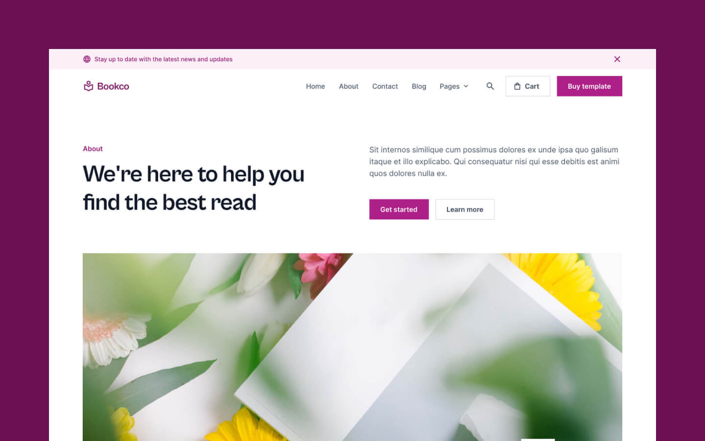 Readco - Book HTML5 Responsive Website Template