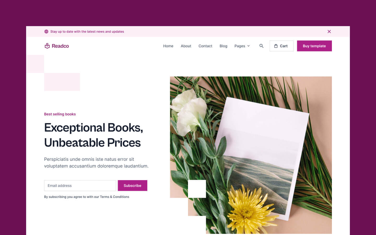 Readco - Book HTML5 Responsive Website Template