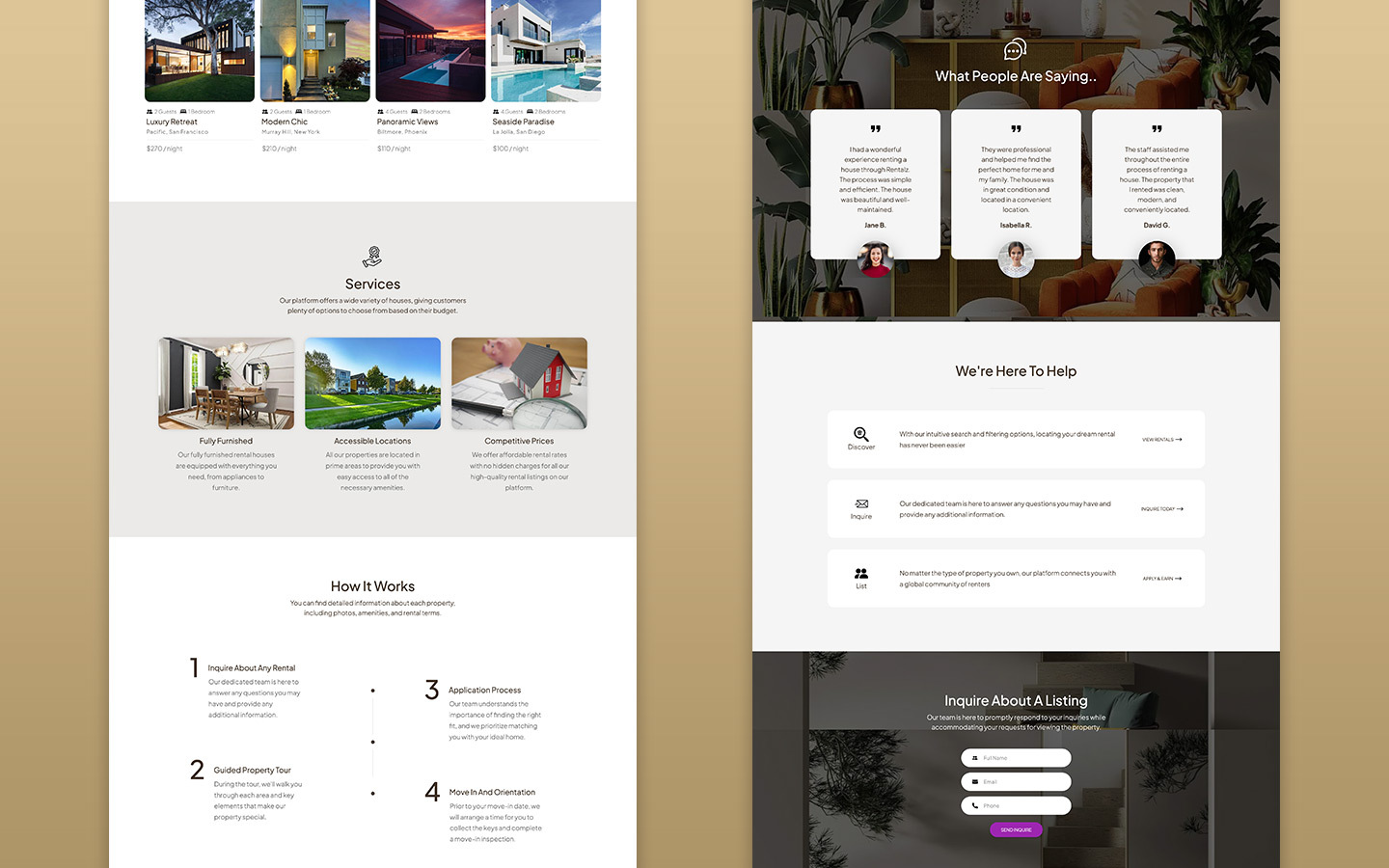 Rentalz - Real Estate HTML5 Responsive Website Template