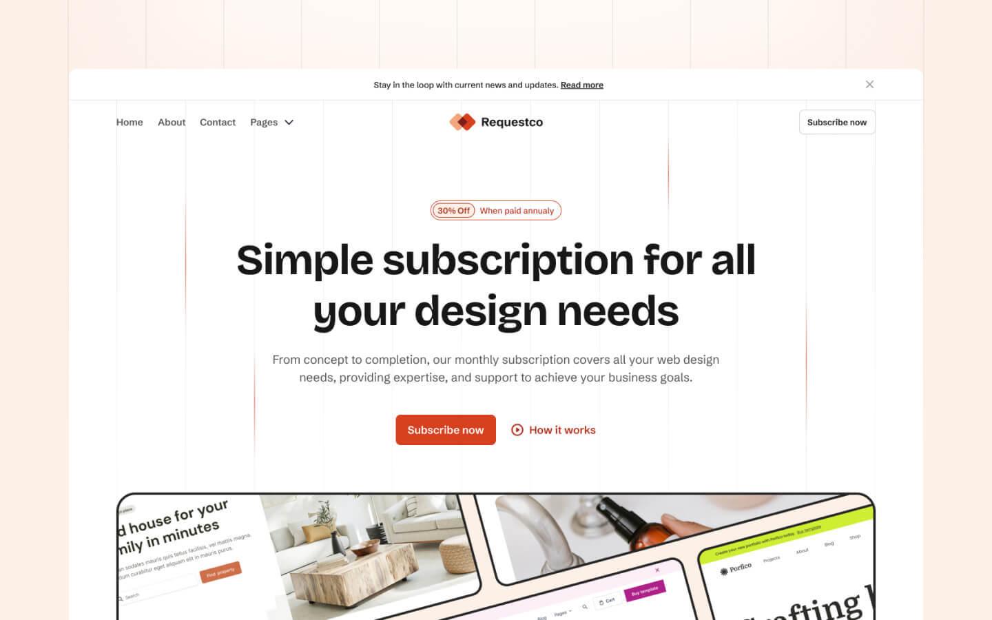 Requestco - Agency HTML5 Responsive Website Template