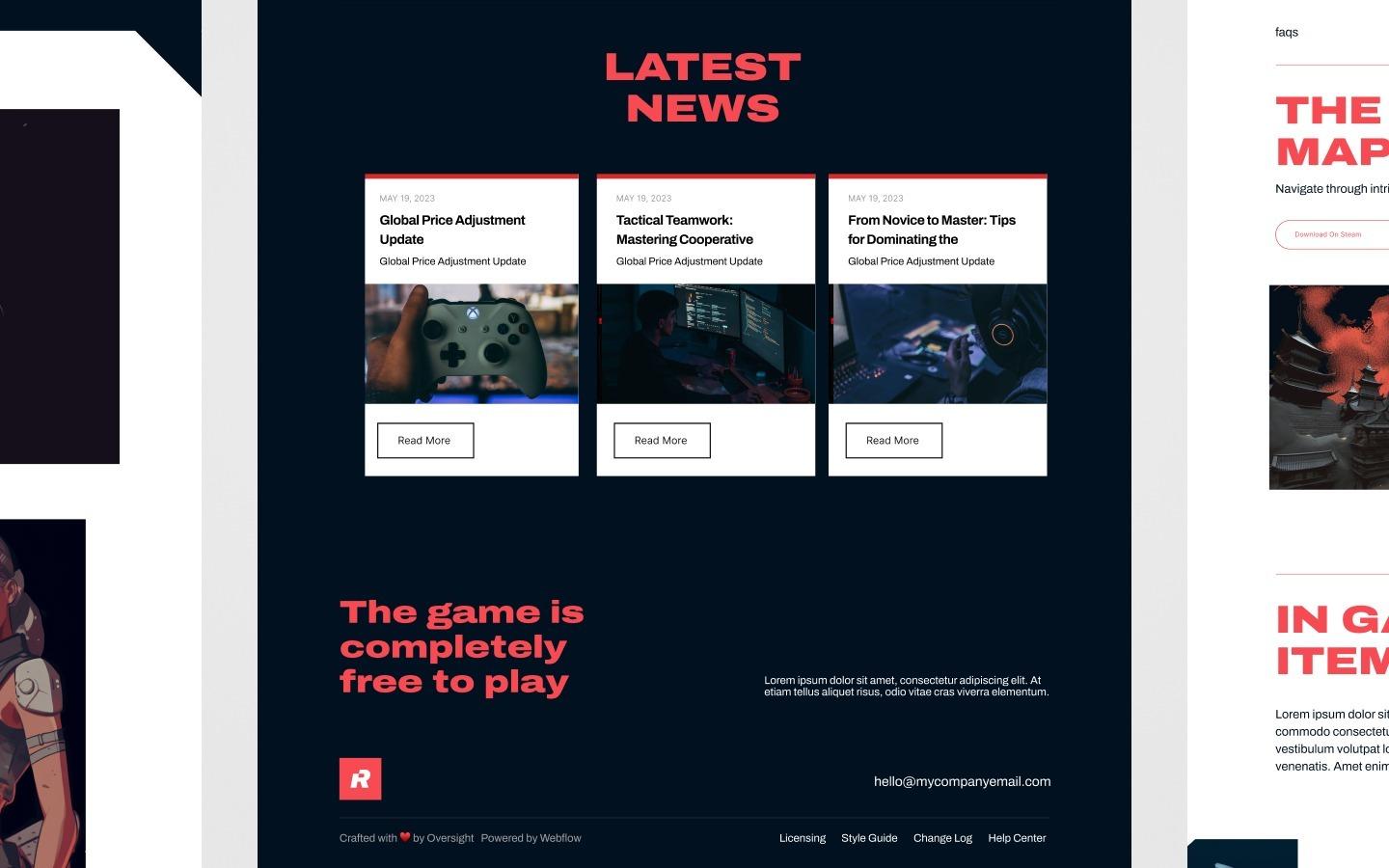 Rampage - Game HTML5 Responsive Website Template