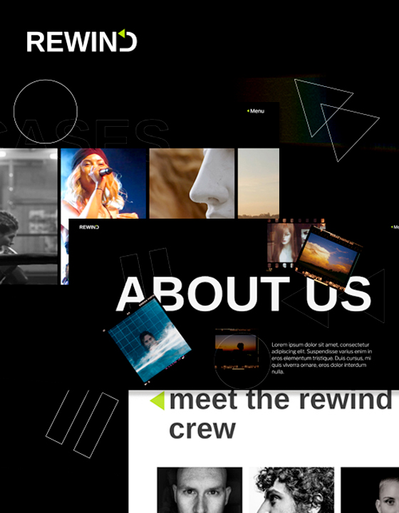Rewind - Video HTML5 Responsive Website Template