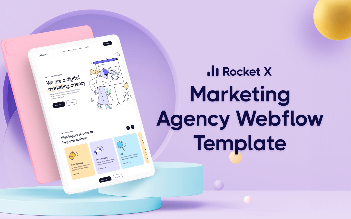 Rocket X - Agency HTML5 Responsive Website Template