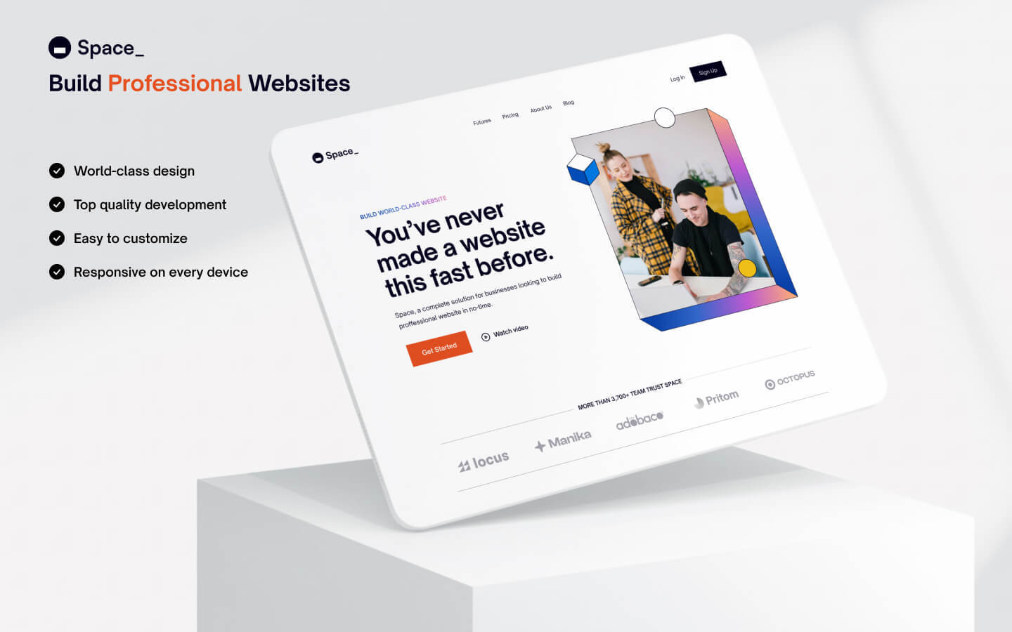 S_pace - Small Business HTML5 Responsive Website Template