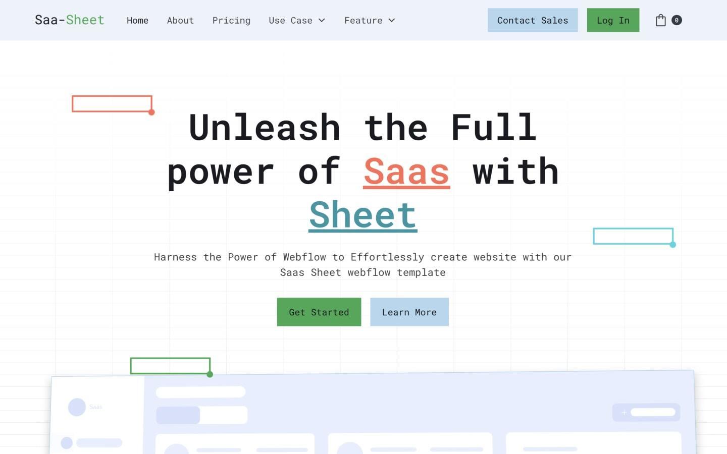 Saa-Sheet - SaaS HTML5 Responsive Website Template