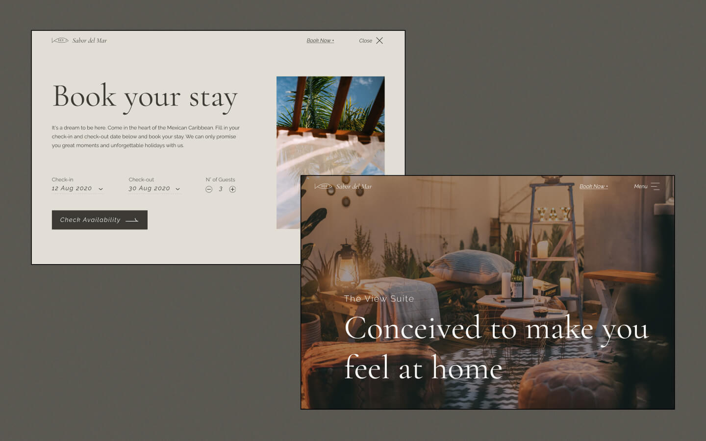 Sabor del Mar - Hotel HTML5 Responsive Website Template