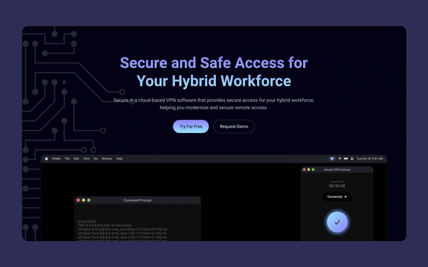 Secure - SaaS HTML5 Responsive Website Template