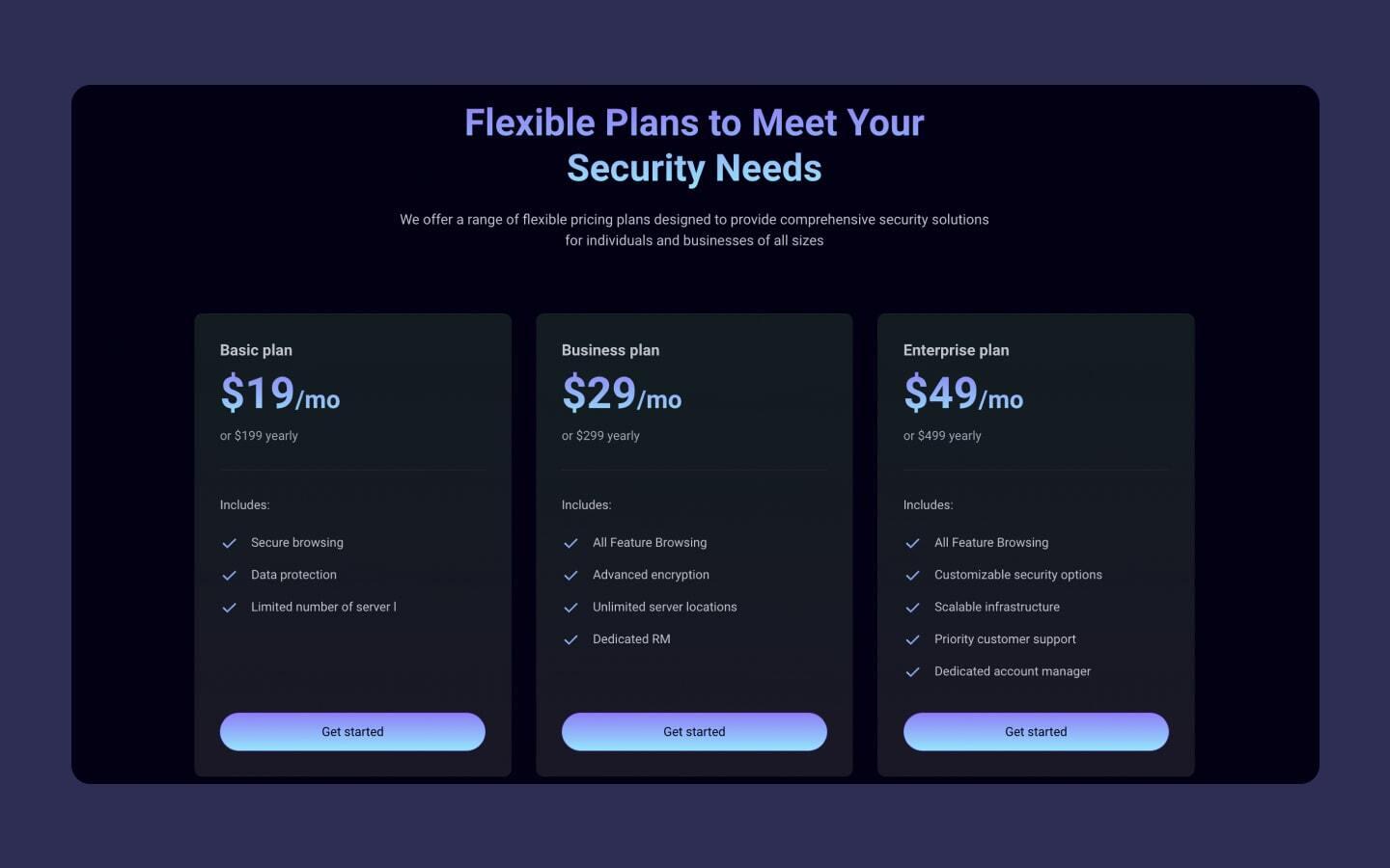Secure - SaaS HTML5 Responsive Website Template