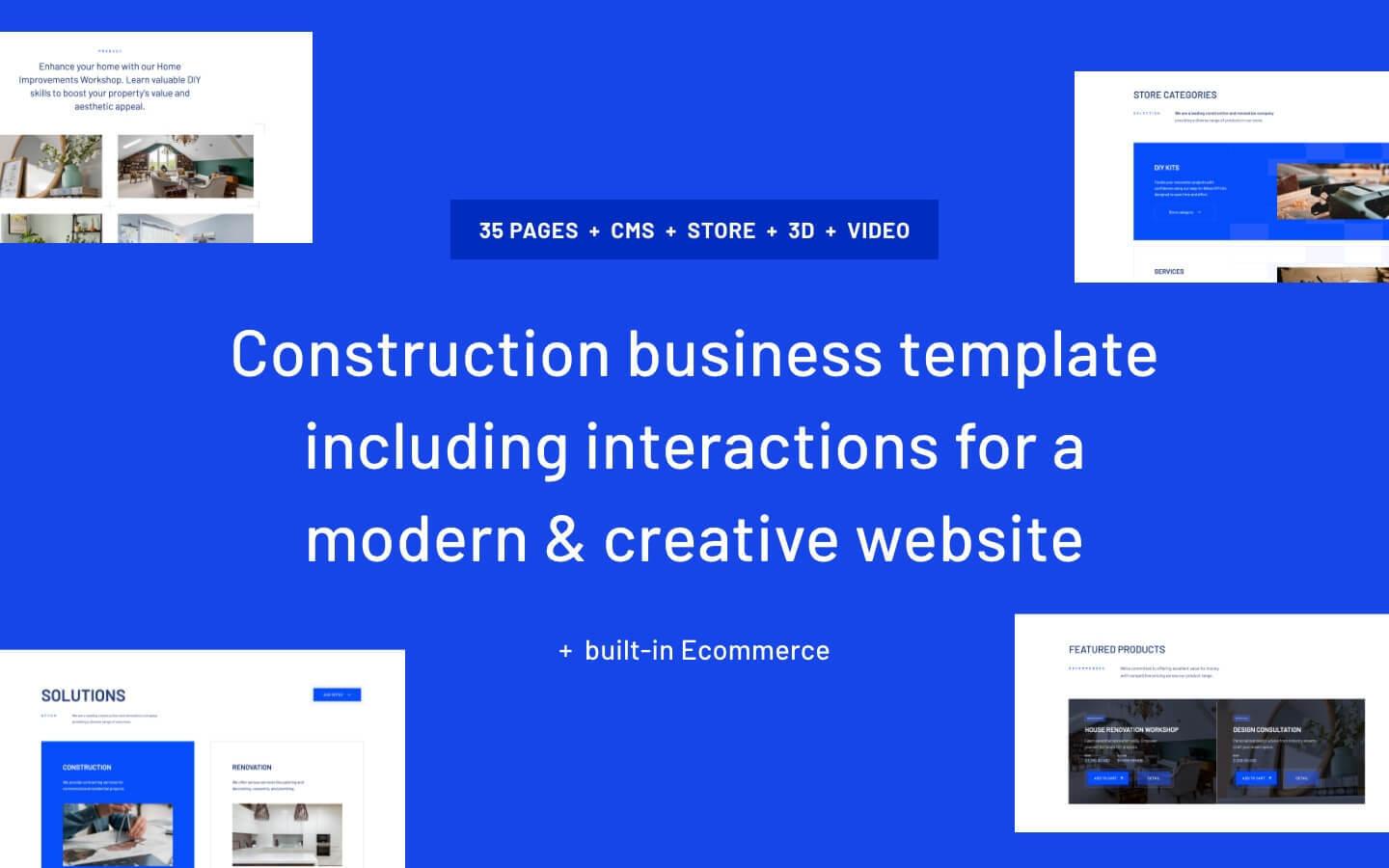Silber Ecommerce - Construction HTML5 Responsive Website Template