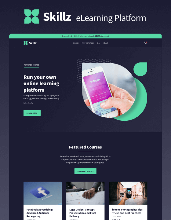Skillz - School HTML5 Responsive Website Template