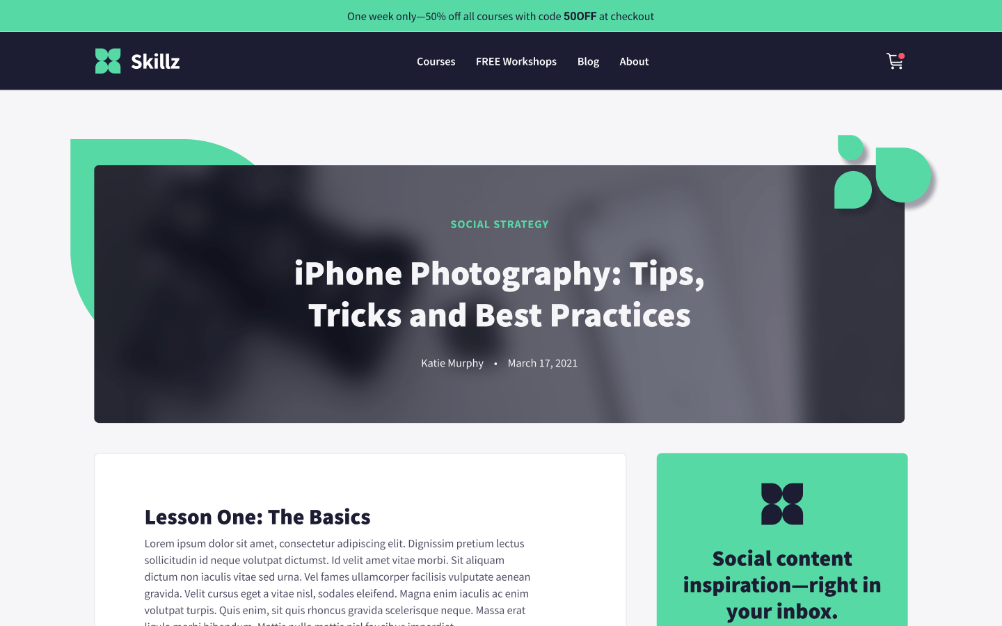 Skillz - School HTML5 Responsive Website Template