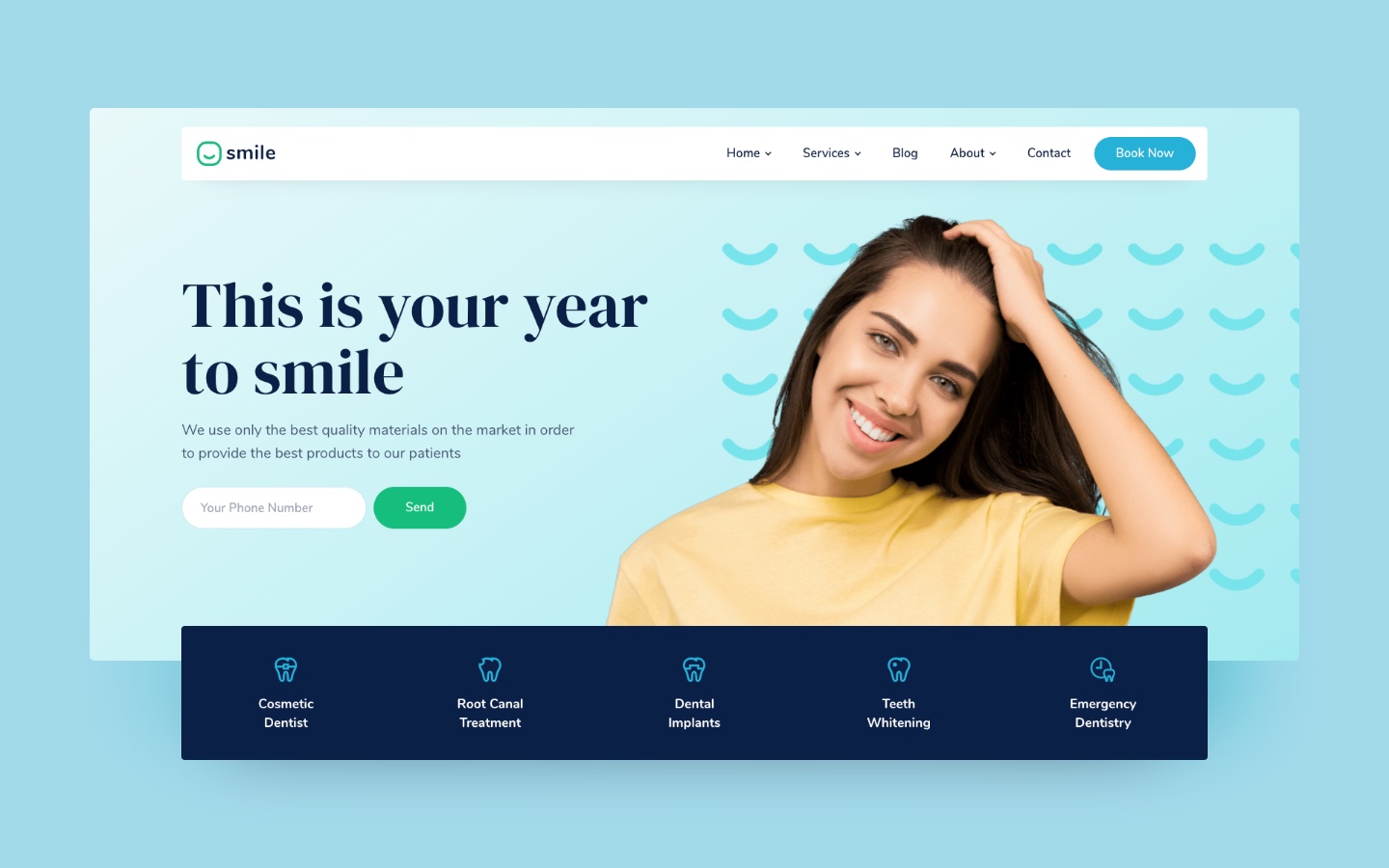 Smile - Dentist HTML5 Responsive Website Template