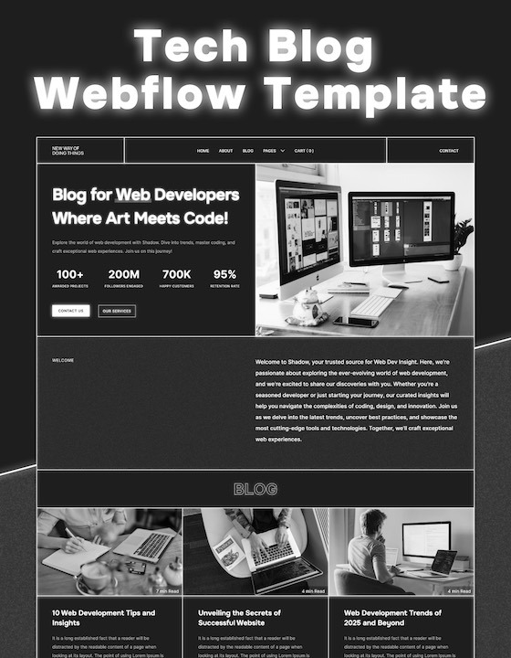Shadows - Blog HTML5 Responsive Website Template