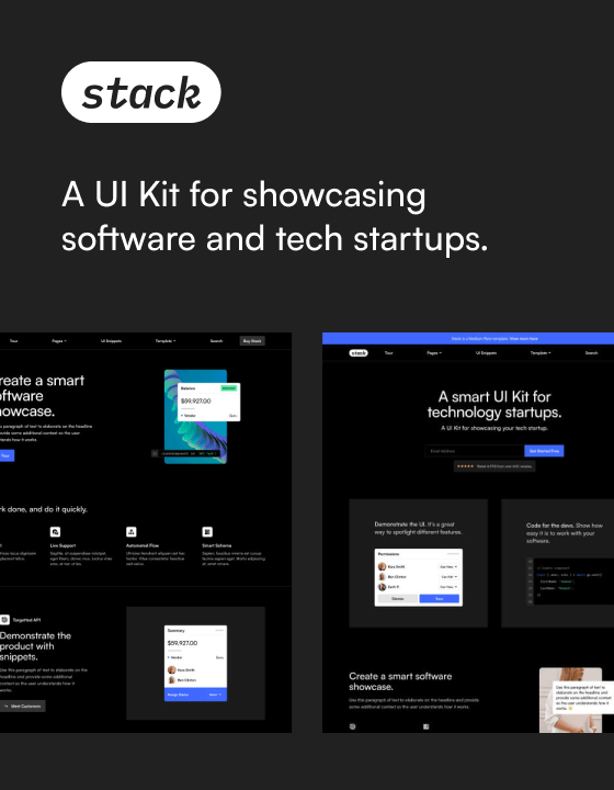 Stack - Software HTML5 Responsive Website Template