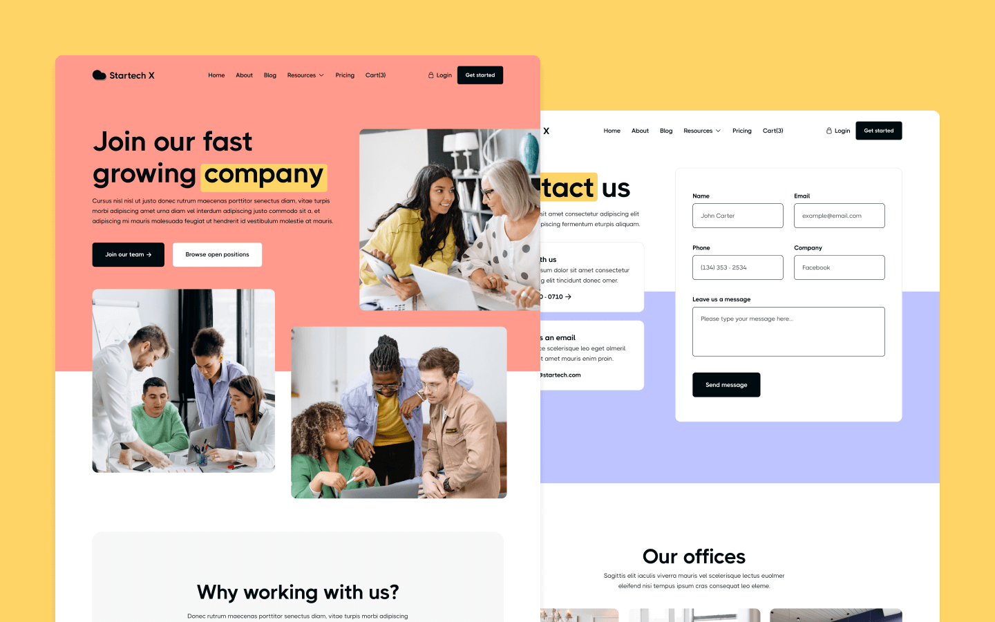 Startech X - Startup HTML5 Responsive Website Template