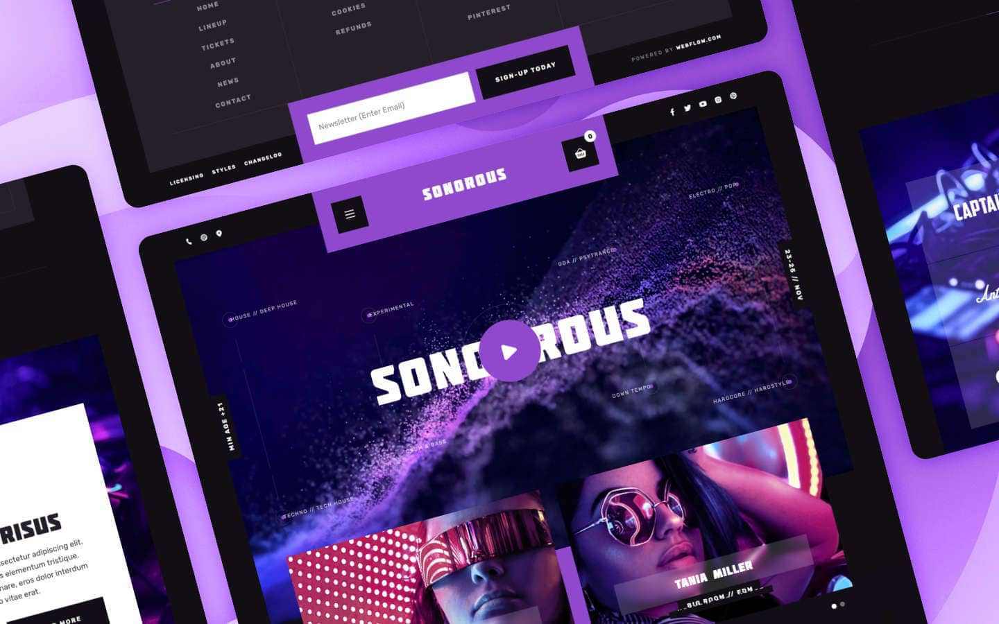 Sonorous - Event HTML5 Responsive Website Template