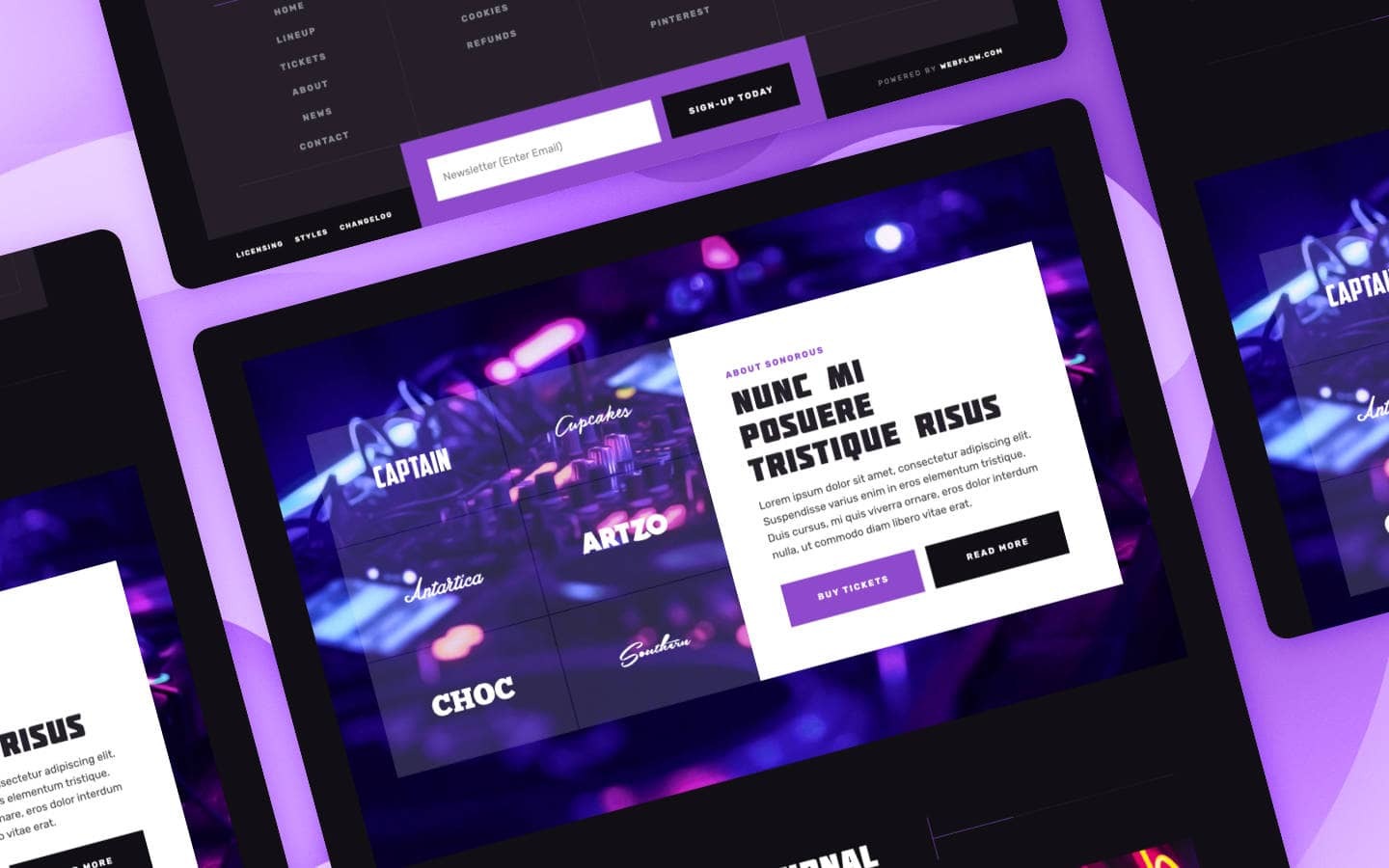 Sonorous - Event HTML5 Responsive Website Template