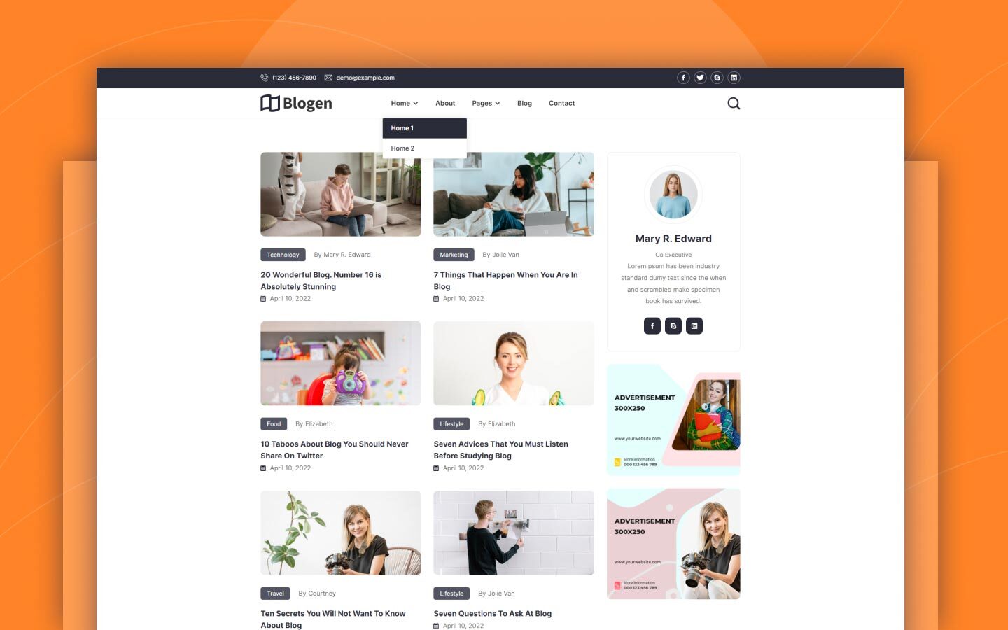 StoryX - News HTML5 Responsive Website Template